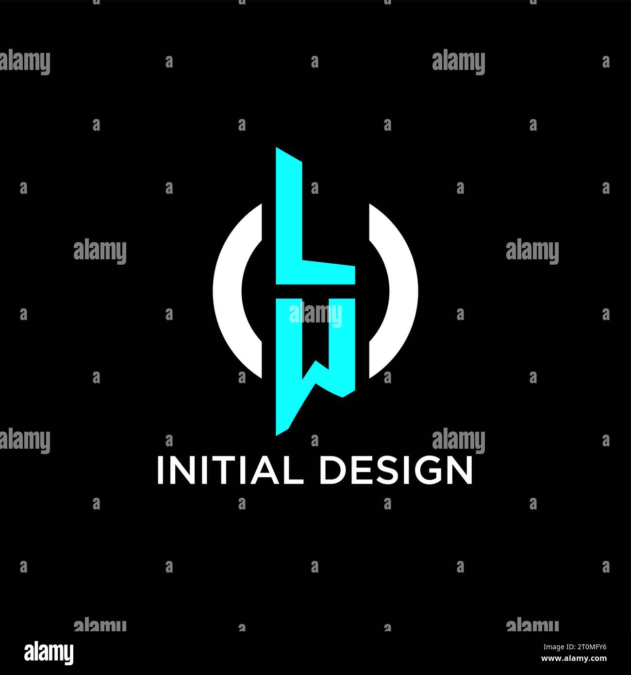 Lw logo design hi-res stock photography and images - Alamy
