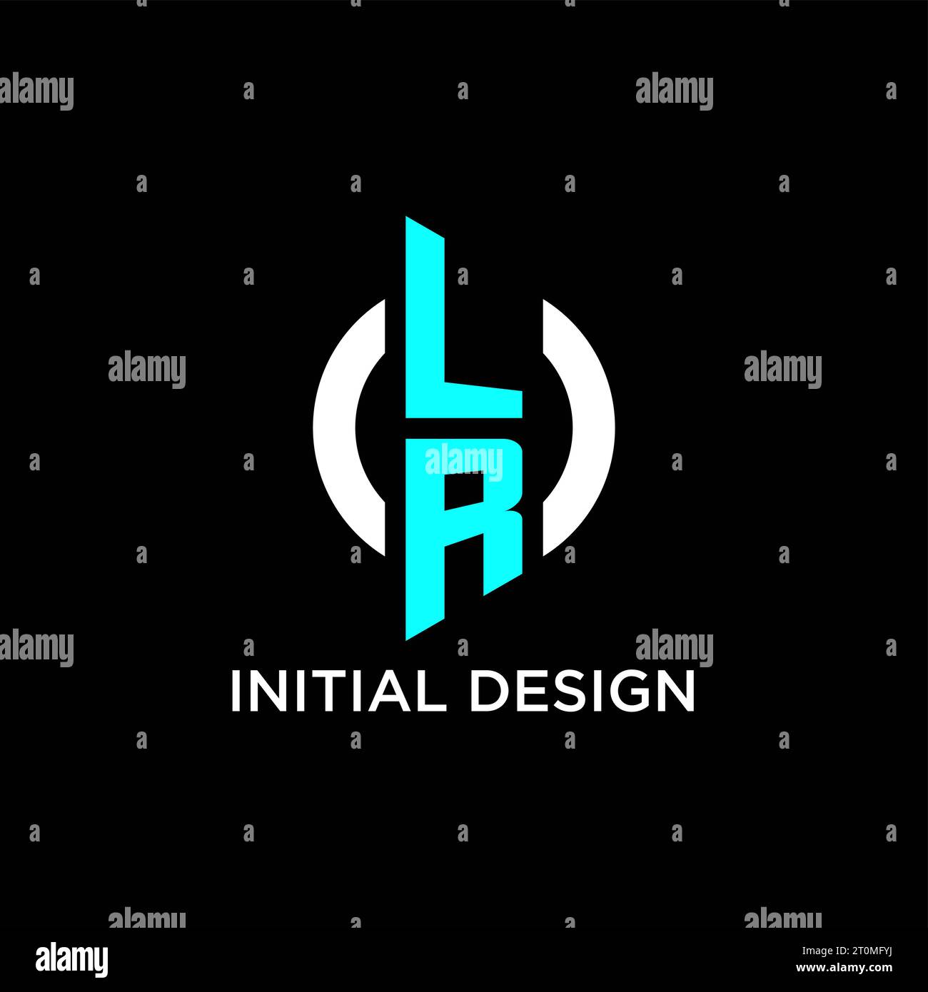 LR circle monogram logo design ideas Stock Vector Image & Art - Alamy