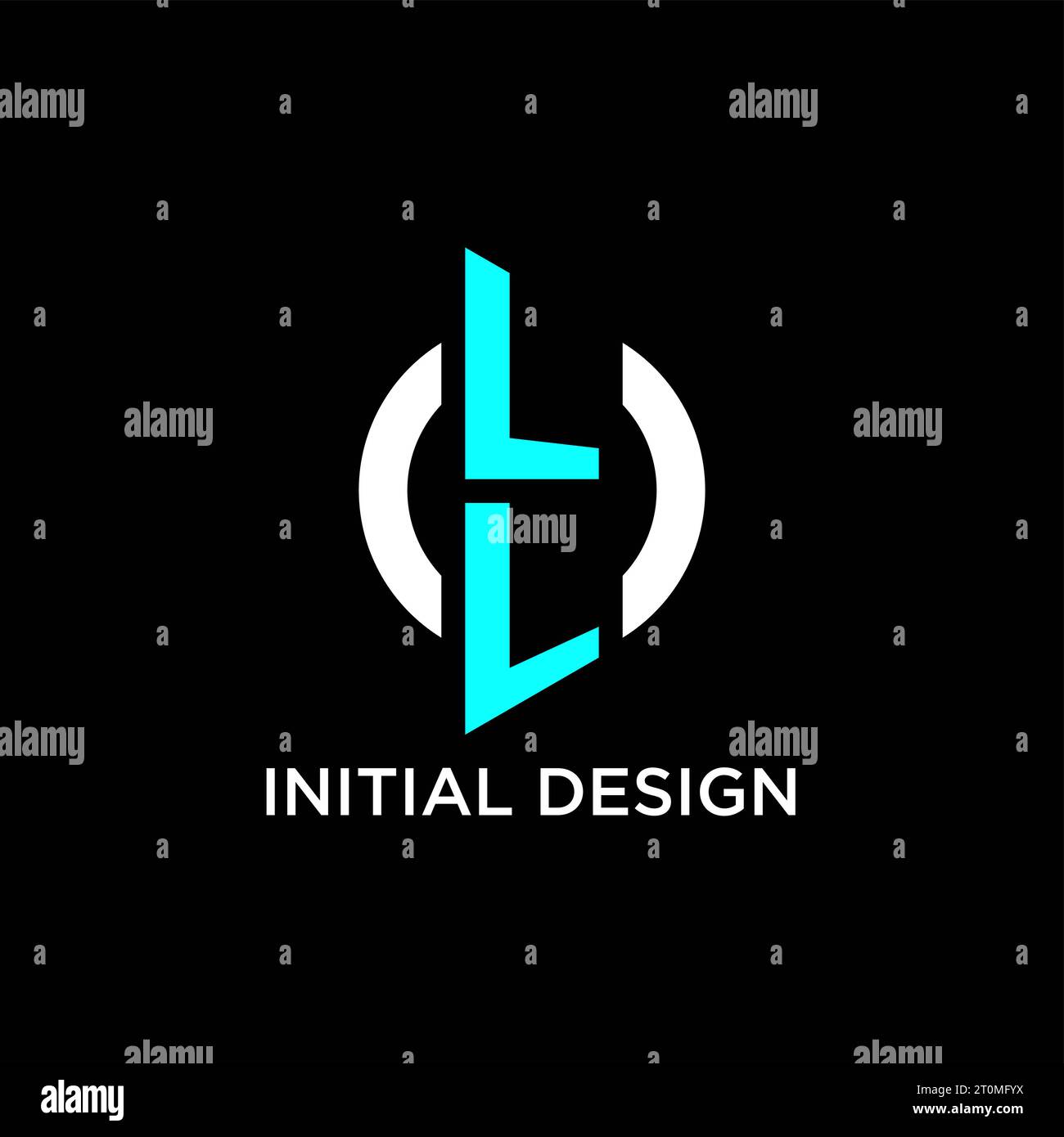 LL circle monogram logo design ideas Stock Vector Image & Art - Alamy