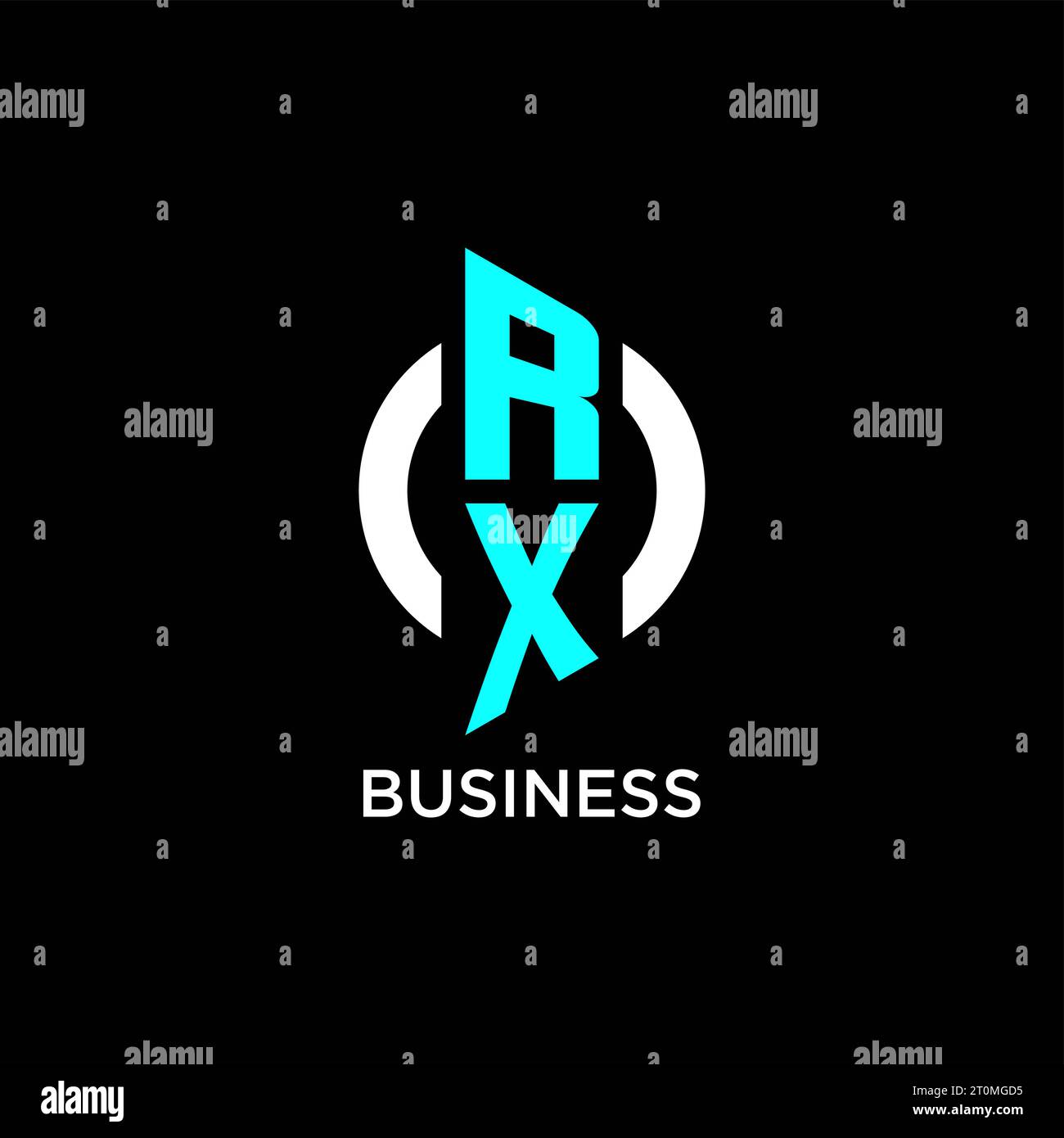 RX circle monogram logo design ideas Stock Vector Image & Art - Alamy