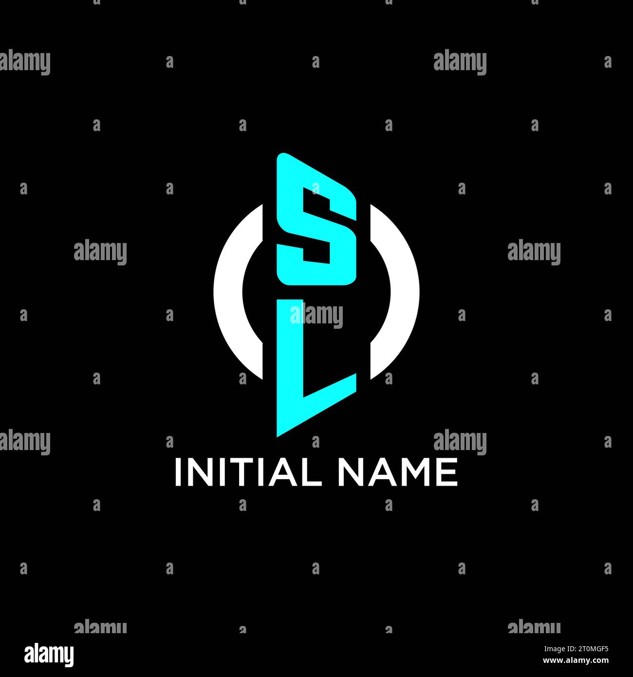 Sl minimal logo design hi-res stock photography and images - Alamy