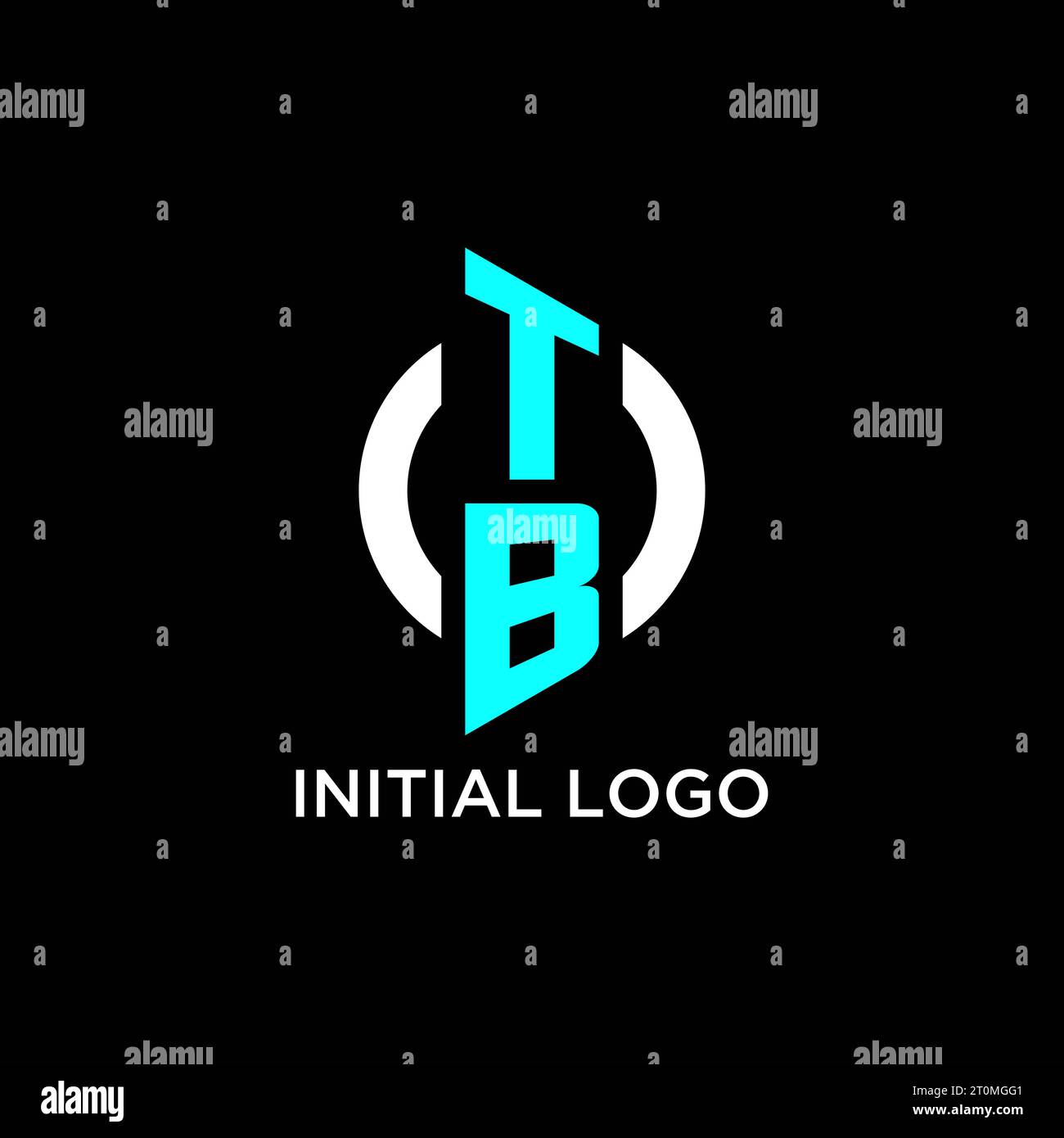 TB circle monogram logo design ideas Stock Vector Image & Art - Alamy