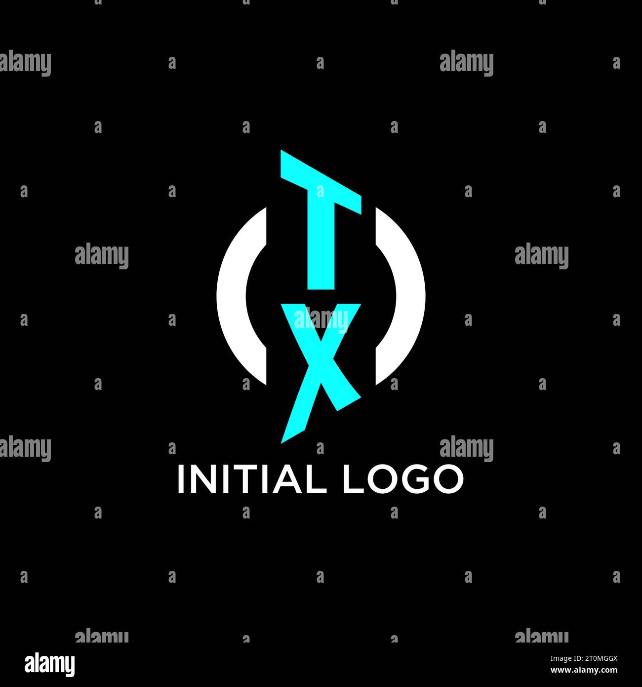 Tx logo design hi-res stock photography and images - Alamy
