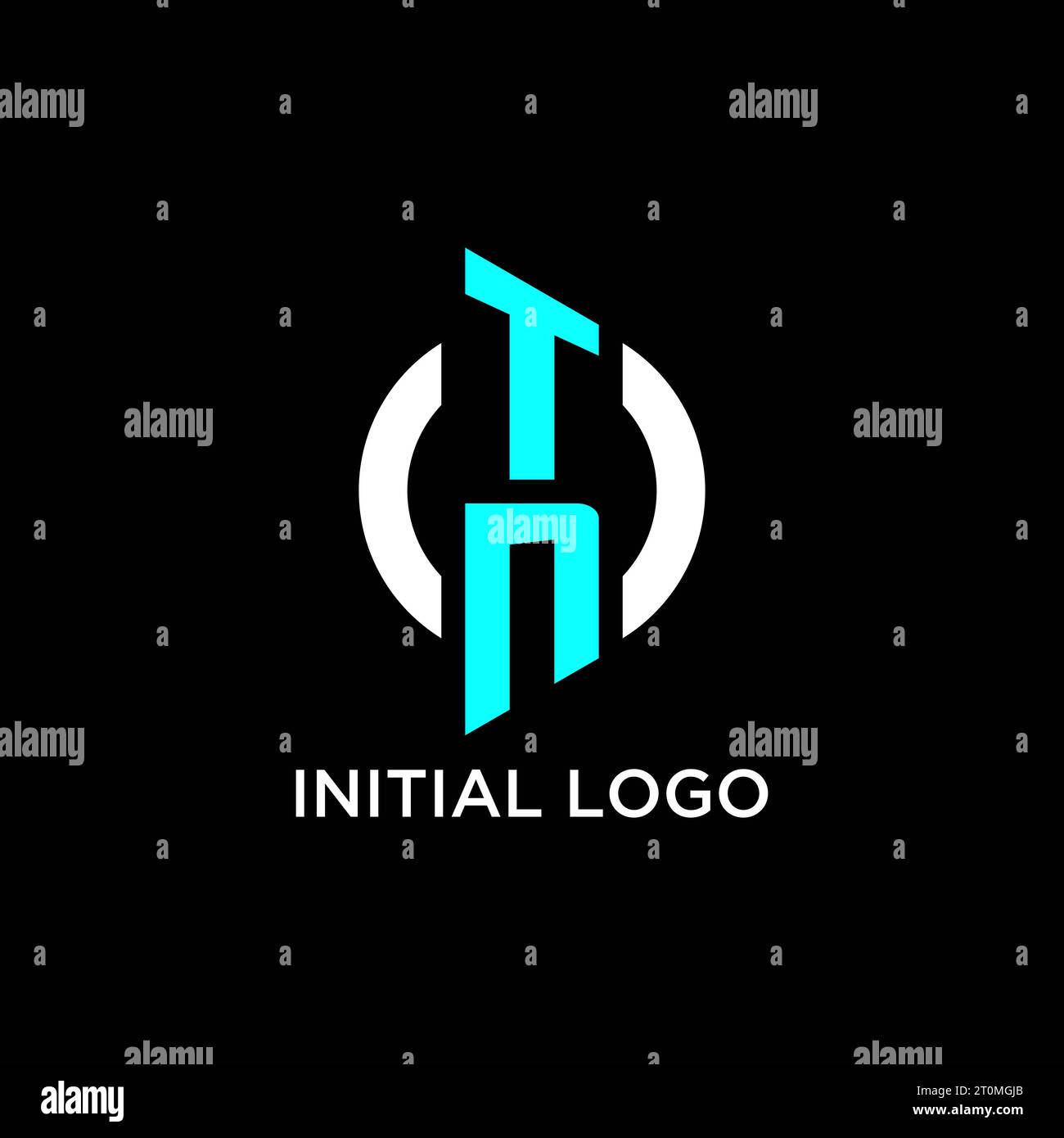 TN circle monogram logo design ideas Stock Vector Image & Art - Alamy