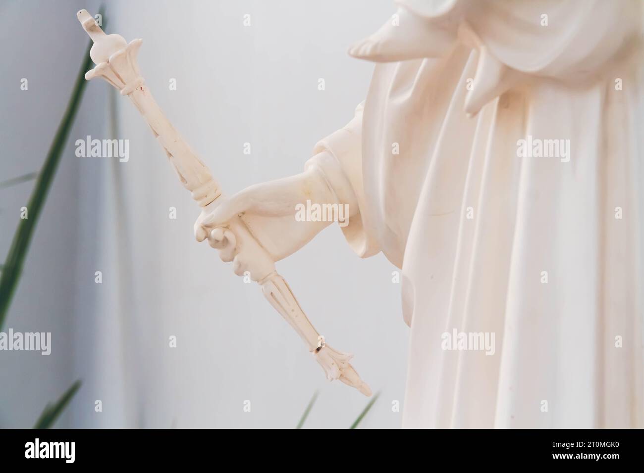 Inside the temple. Church attributes. Bible in the church. Vaults of ...