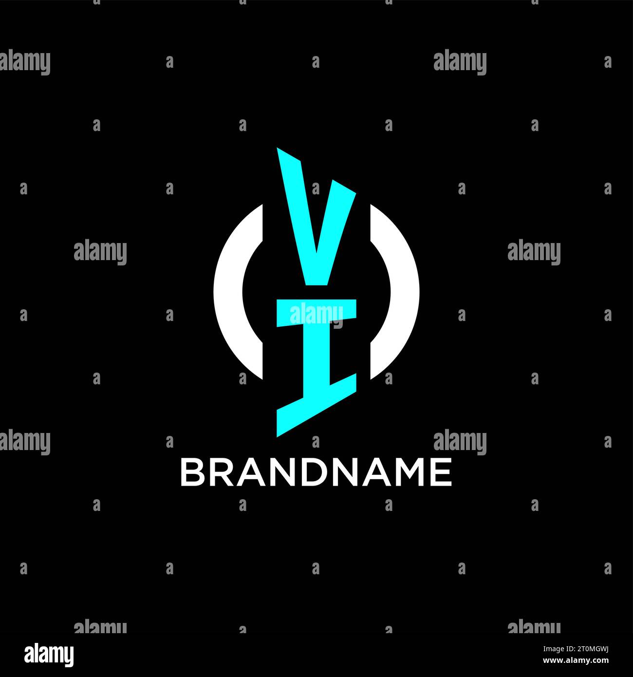 Vi letter logo design hi-res stock photography and images - Alamy
