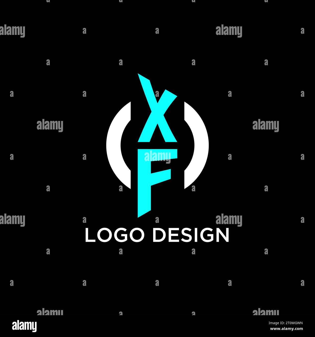 Xf logo design hi-res stock photography and images - Alamy
