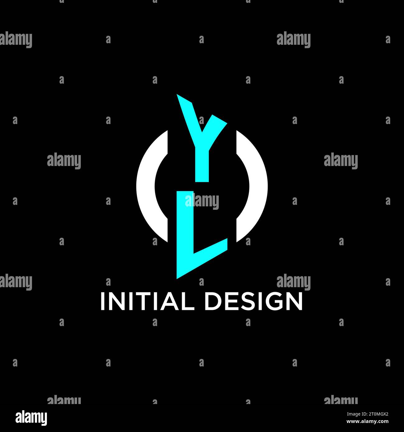 YL circle monogram logo design ideas Stock Vector Image & Art - Alamy