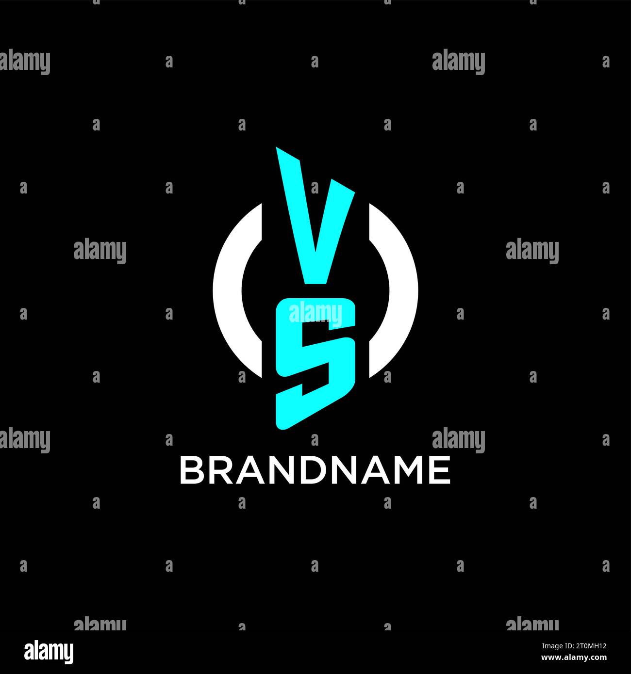 Vs minimal logo design hi-res stock photography and images - Alamy