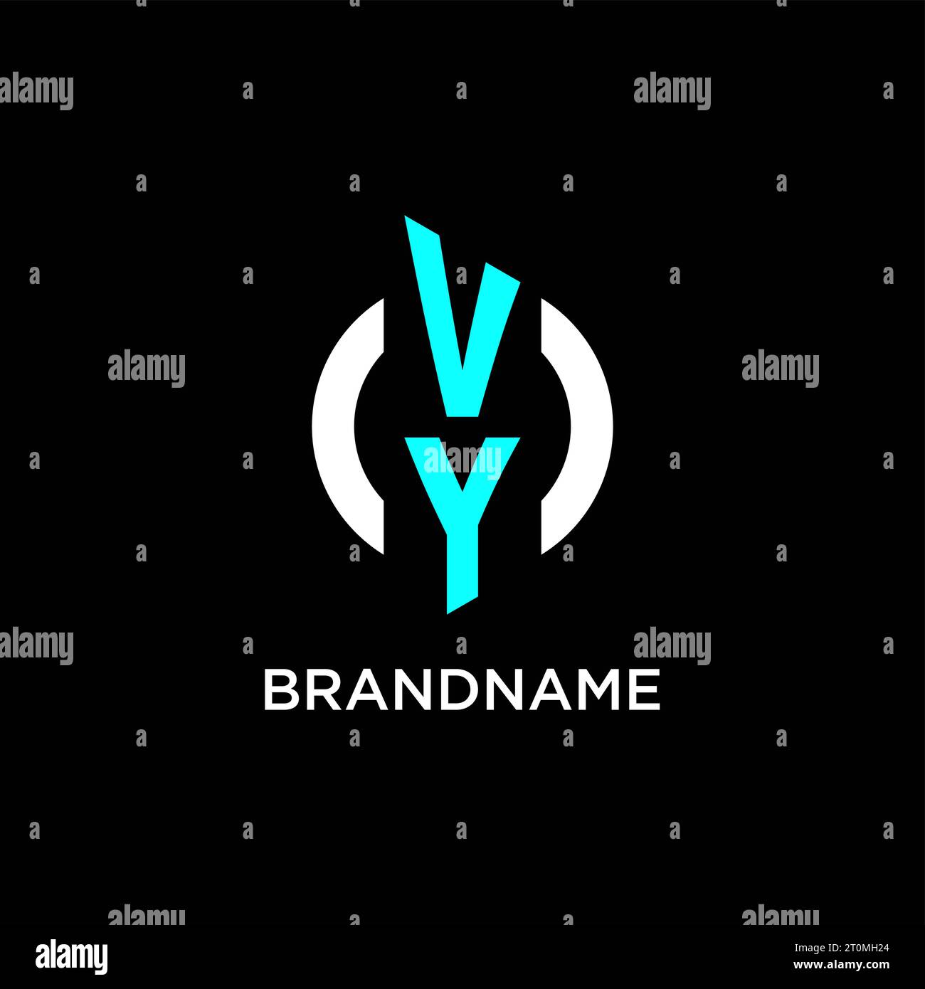 VY circle monogram logo design ideas Stock Vector Image & Art - Alamy