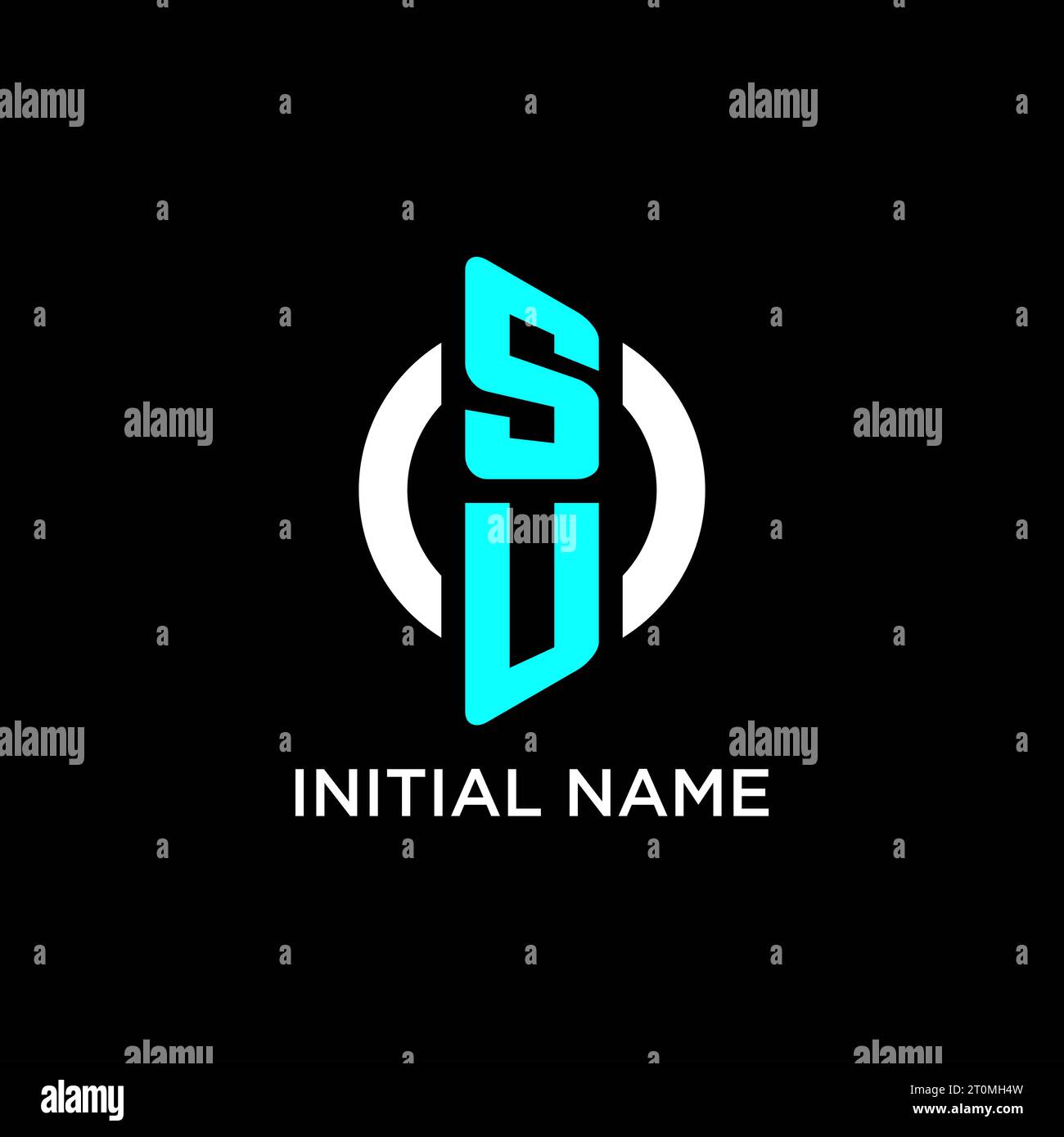 SU circle monogram logo design ideas Stock Vector Image & Art - Alamy