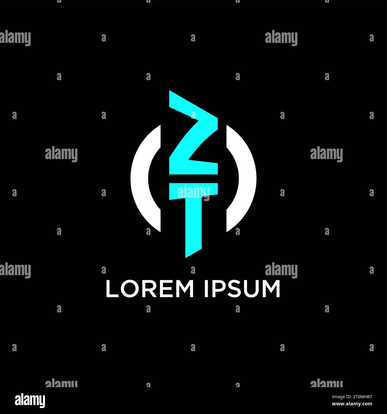 Zt logo design hi-res stock photography and images - Alamy