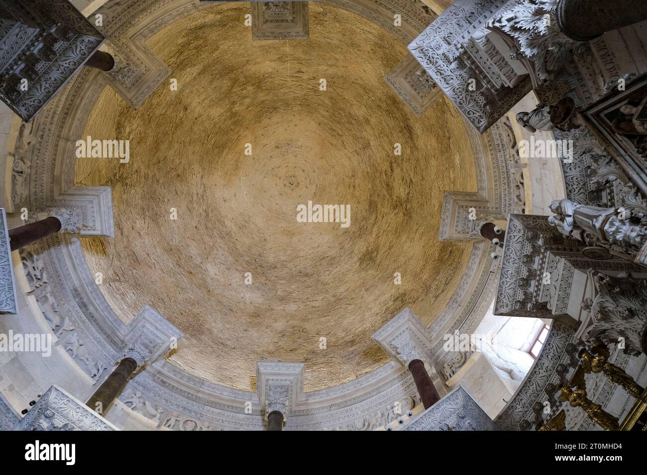 Split, Croatia. 19th Sep, 2023. The main altar in the Cathedral of St ...