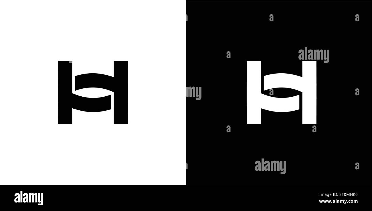 Modern and unique H logo design Stock Vector Image & Art - Alamy