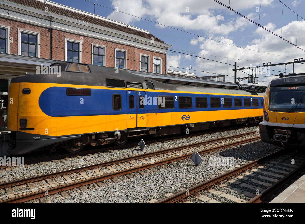 ICM koploper intercity train operated by NS at railway station of ...