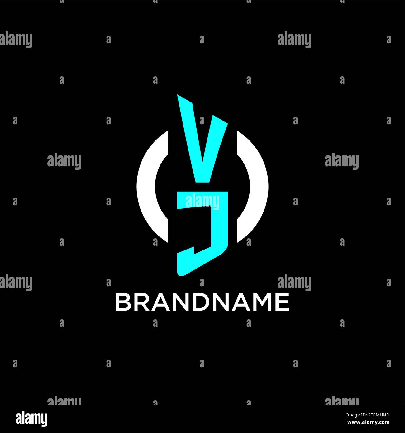 VJ circle monogram logo design ideas Stock Vector Image & Art - Alamy