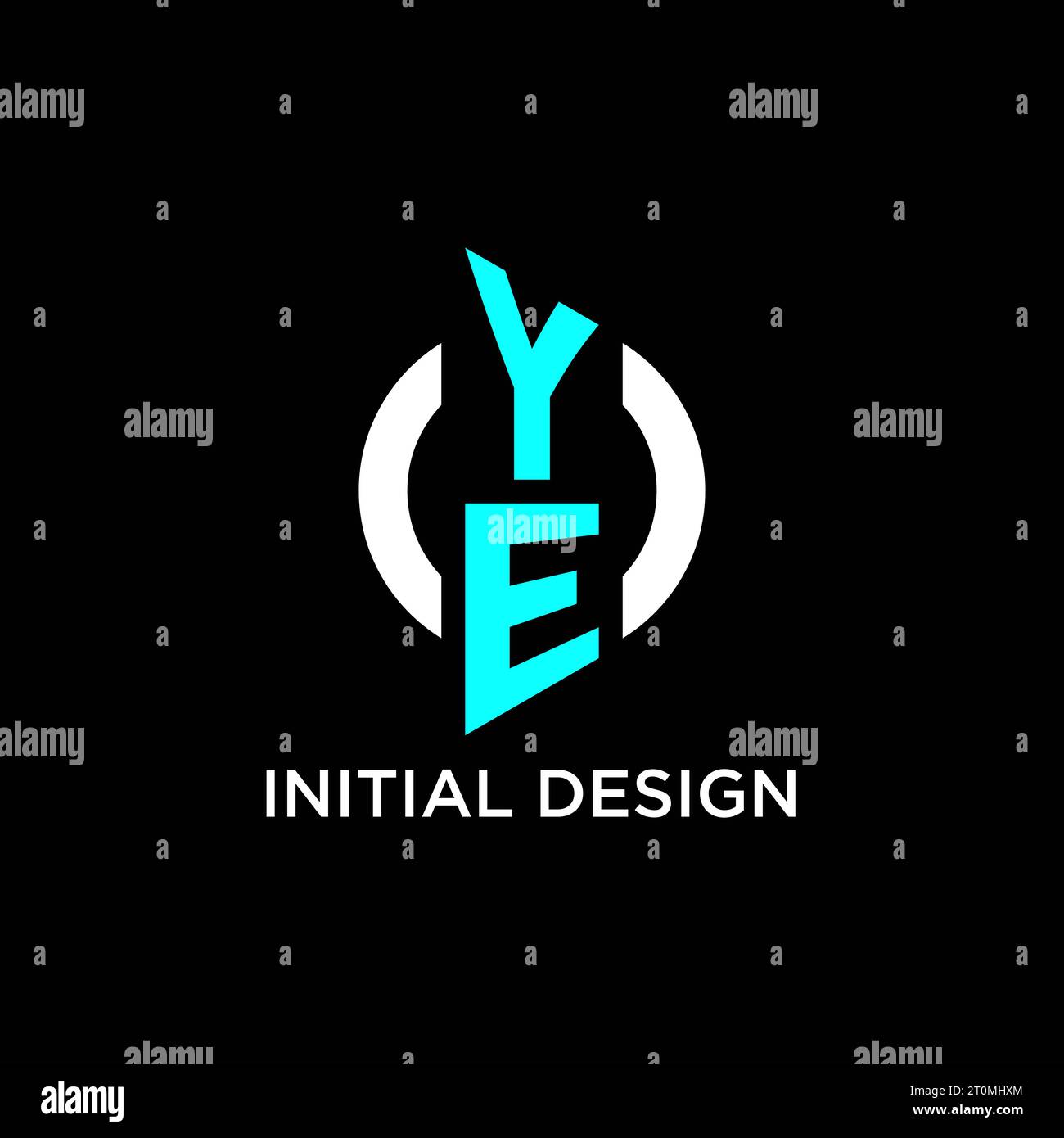 YE circle monogram logo design ideas Stock Vector Image & Art - Alamy