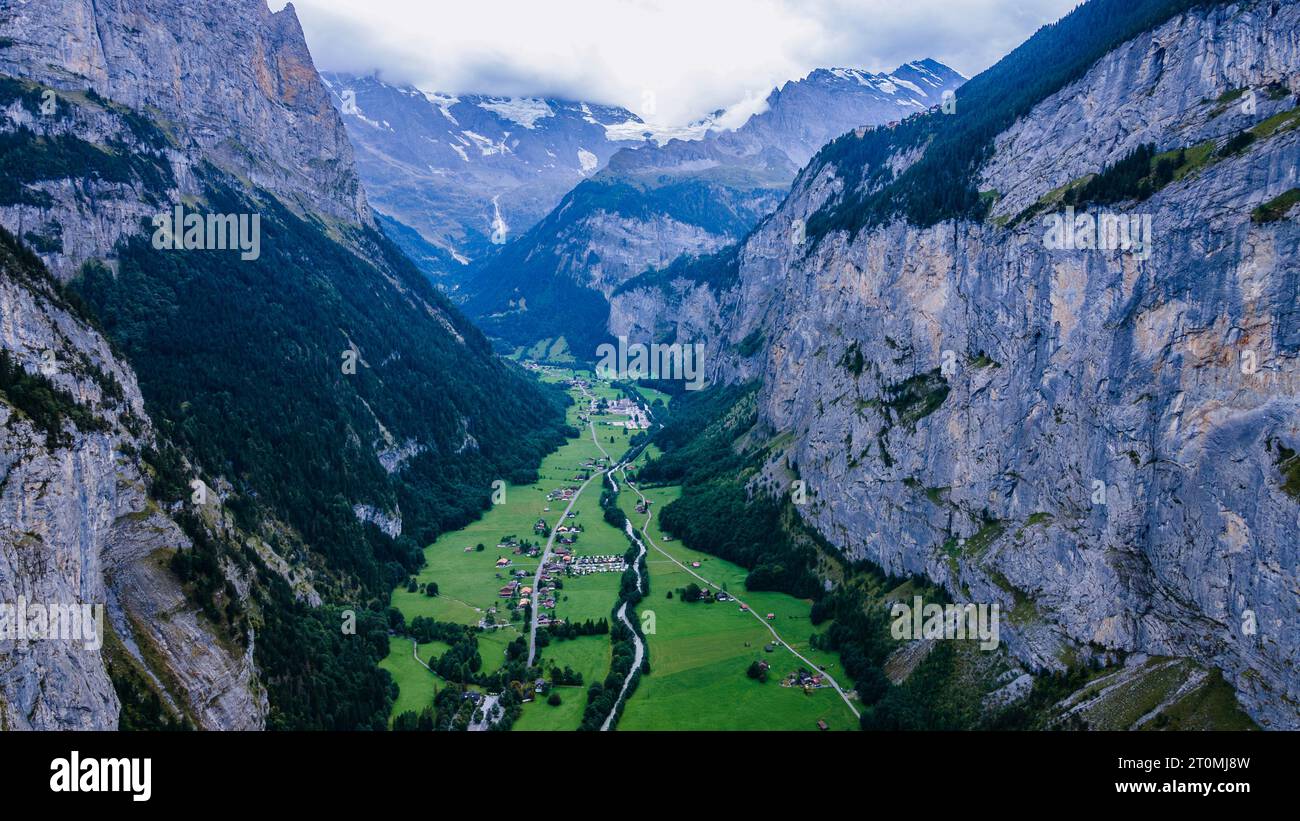 The Swiss Alps, a breathtaking mountain range nestled in the heart of ...