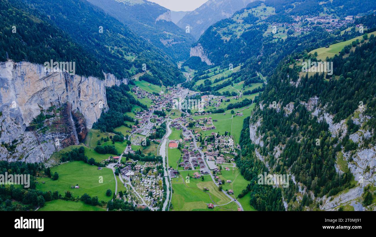 The Swiss Alps, a breathtaking mountain range nestled in the heart of ...