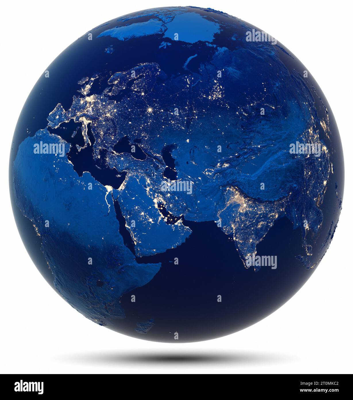 Planet Earth - Europe, Asia. Elements of this image furnished by NASA ...