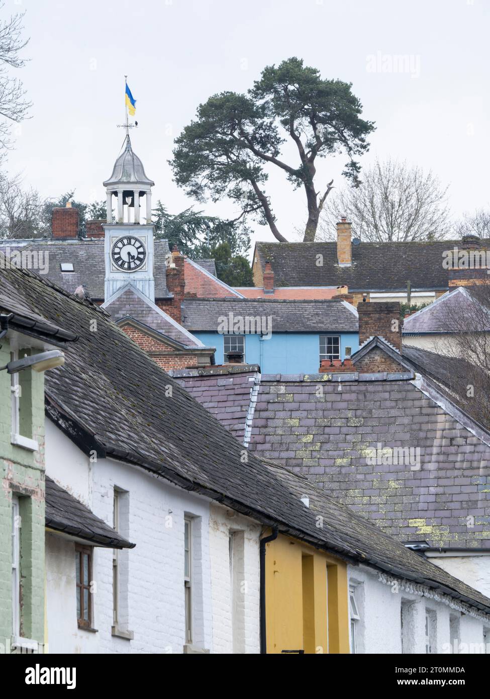 Architectural Details at Bishop's Castle, Shropshire, England, UK Stock ...