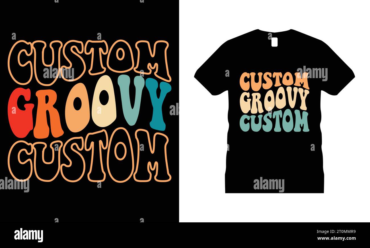 Retro groovy Tshirt Design Vintage Hippie 60s 70s 80s T-Shirt Cute Floral Graphic Shirt Stock ...