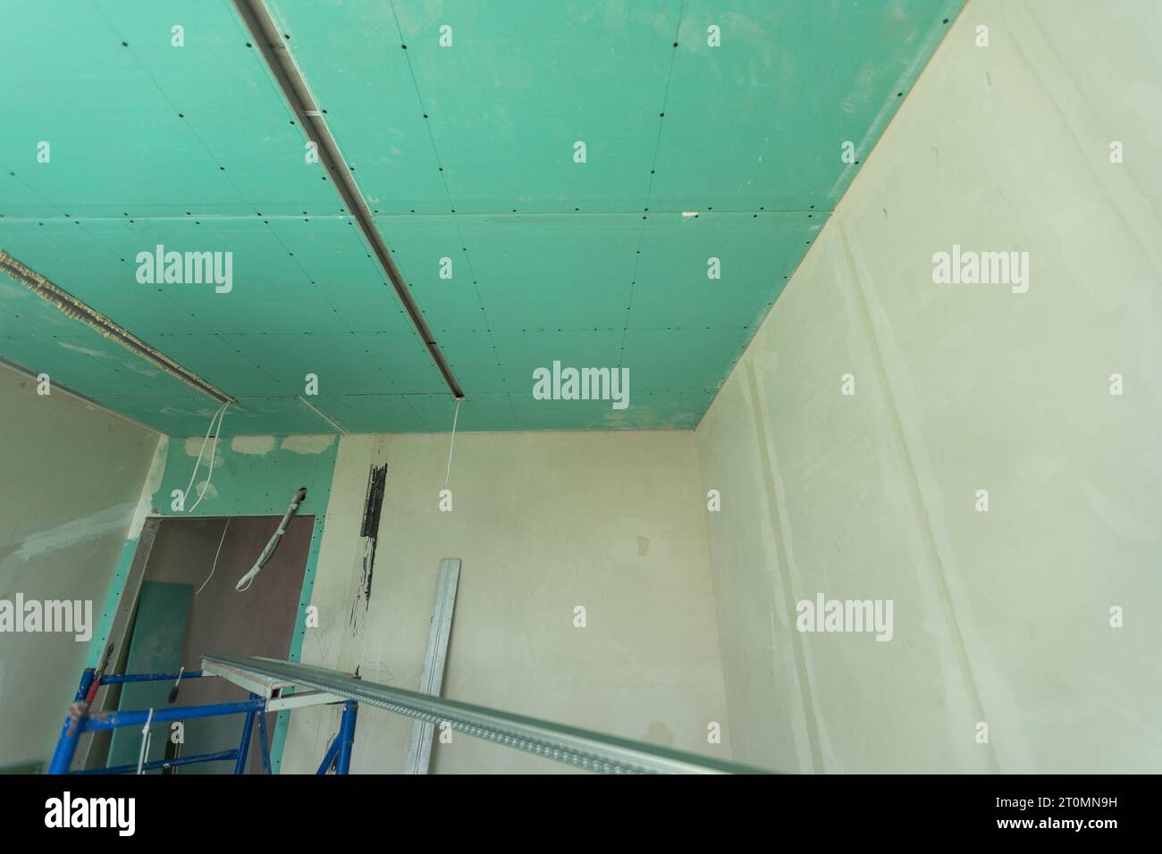 Bottom of the frame mounted ceiling Stock Photo - Alamy