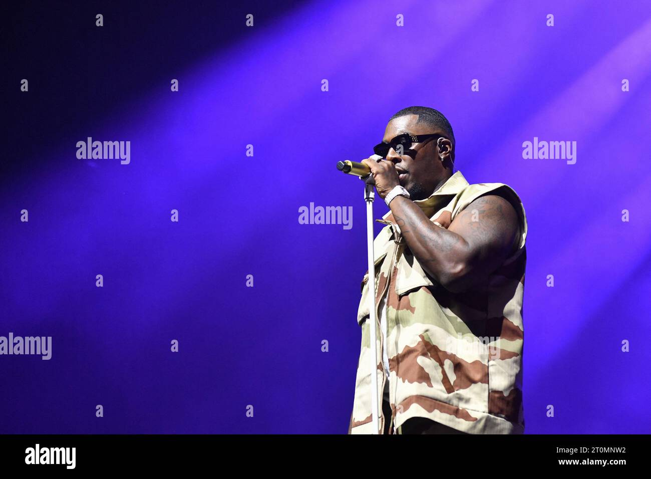 Paris, France. 07th Oct, 2023. Joe Dwet File performs at the Accor ...