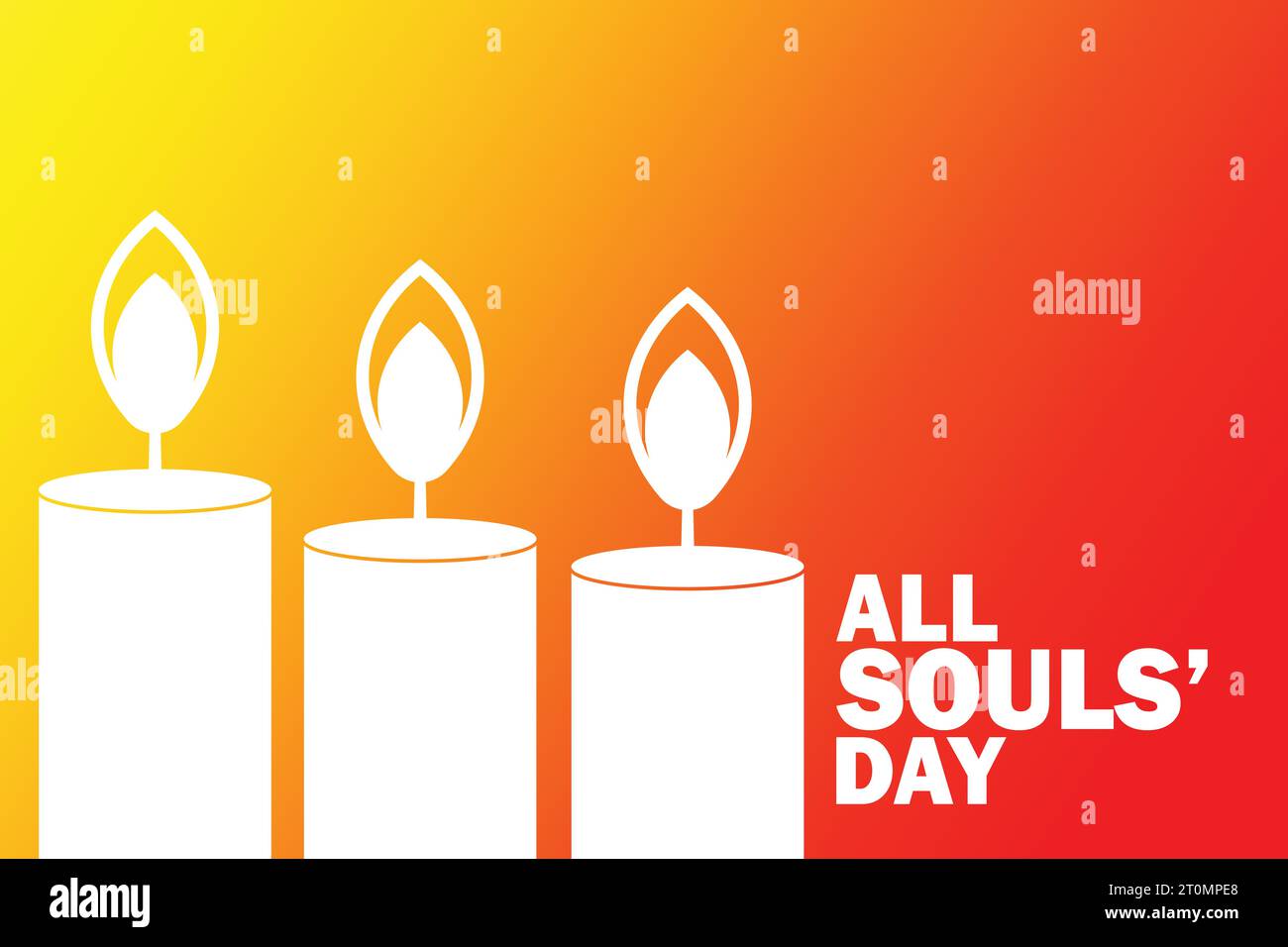 All Souls' Day Vector Illustration. Suitable for greeting card, poster ...