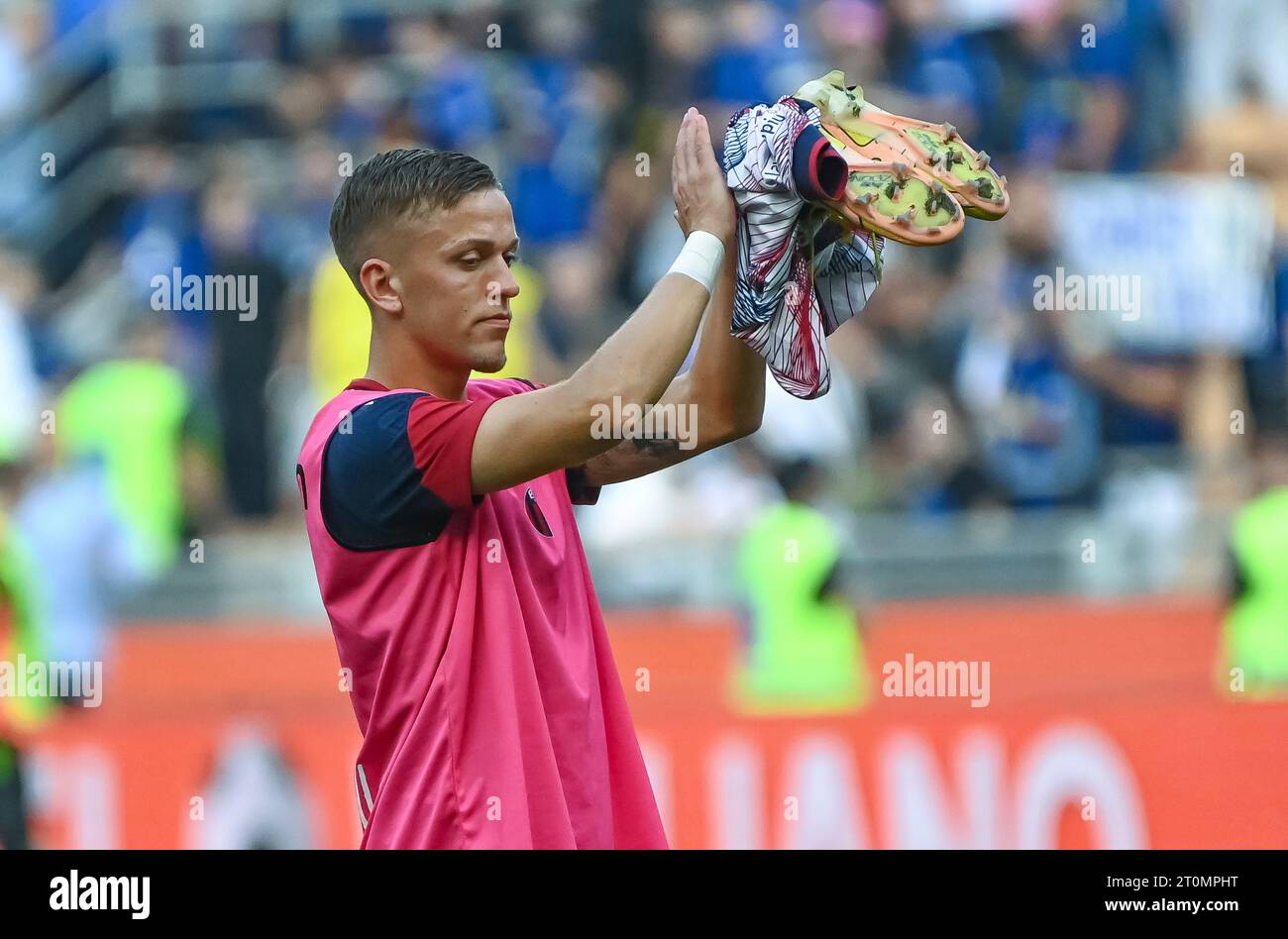 Jesper Karlsson (Bologna) during the Italian "Serie A" match between ...