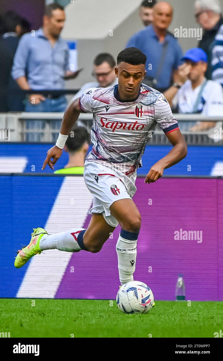 Dan Ndoye (Bologna) during the Italian "Serie A" match between Inter 2 ...