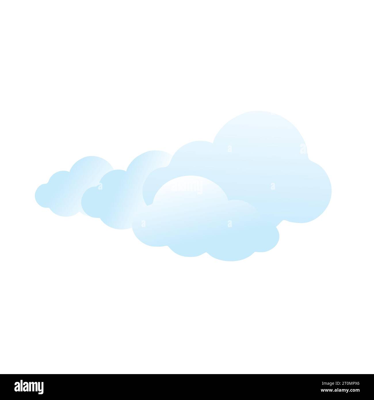 Cloud Vector Art on White Background Stock Vector Image & Art - Alamy