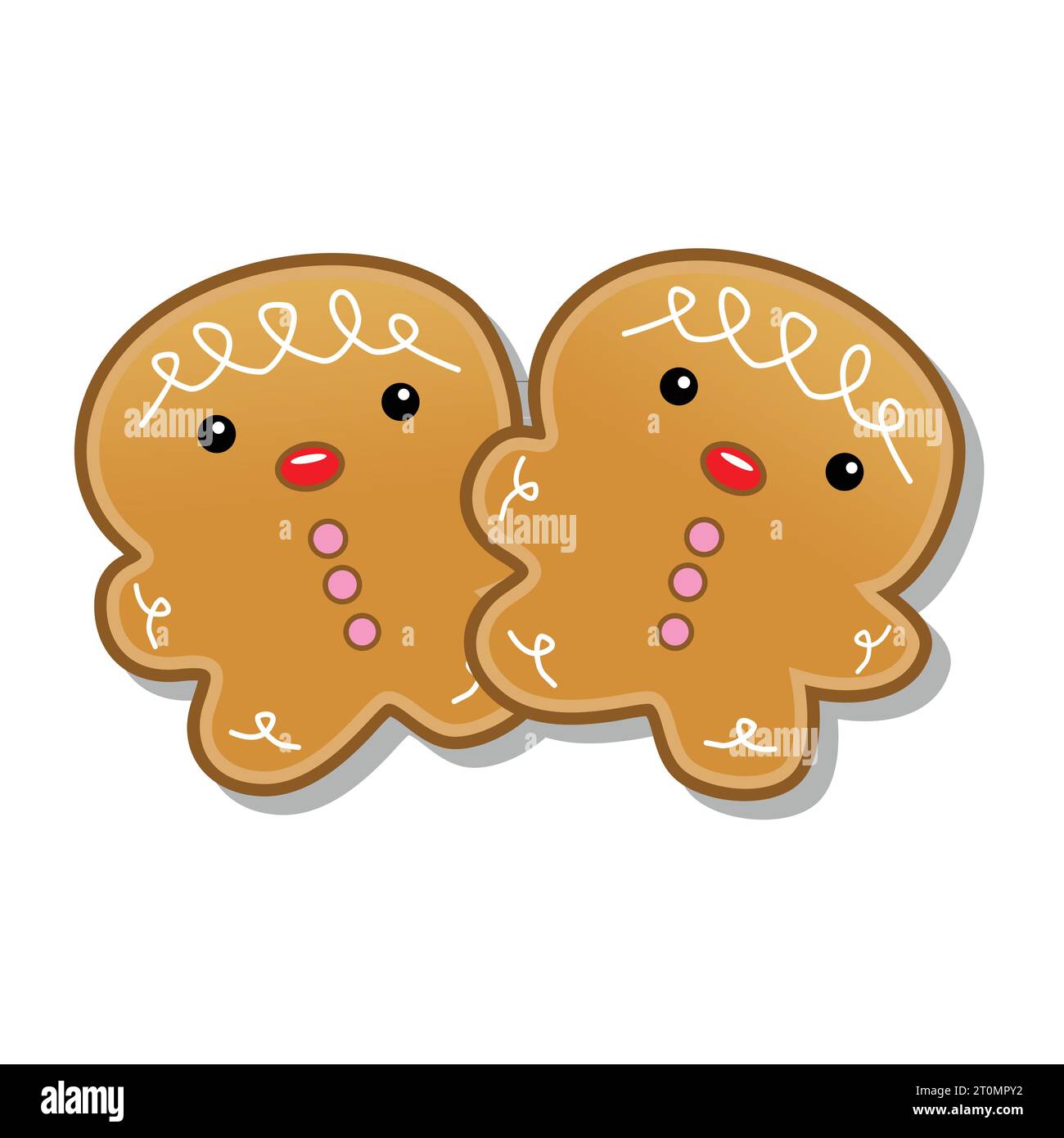 Cute Cookies Vector Art on white background Stock Vector Image & Art ...