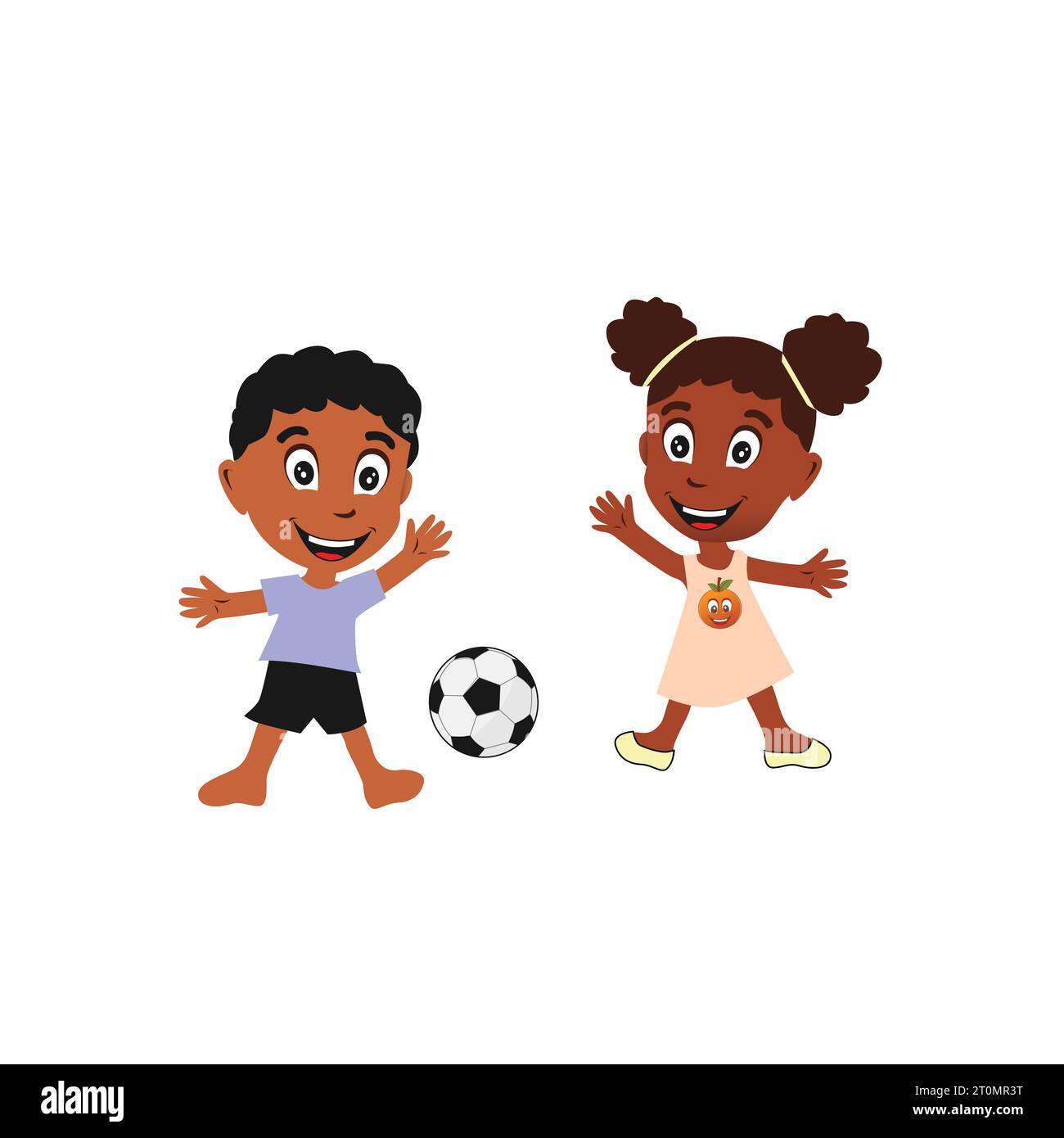 Illustration of Kids Playing Vector Art Stock Vector Image & Art - Alamy