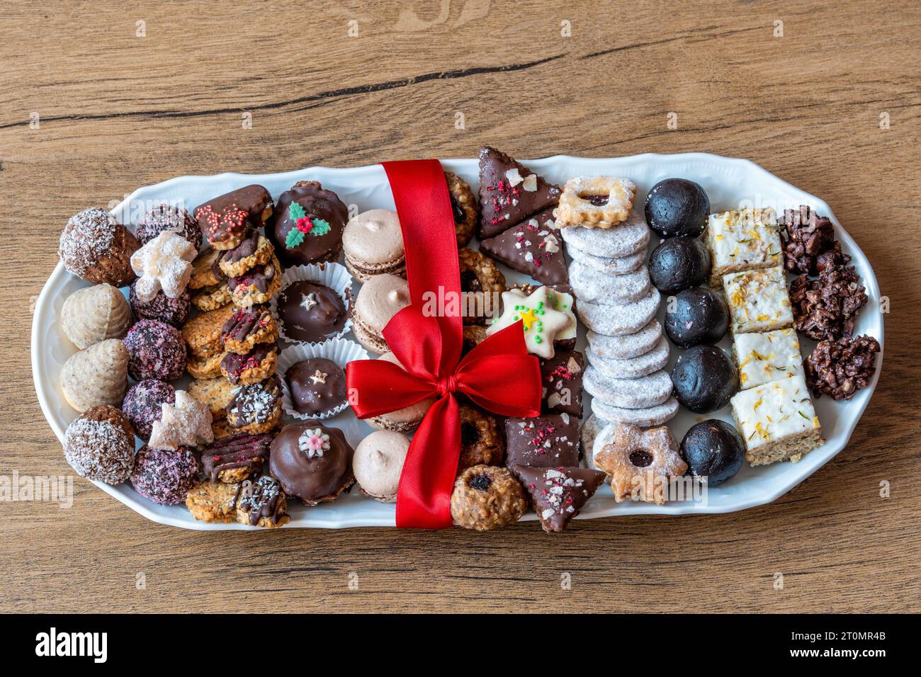 Display of typical czech homemade Christmas cookies Stock Photo - Alamy
