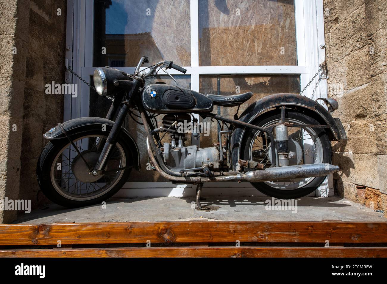 German WW2 motorbike on display Stock Photo - Alamy