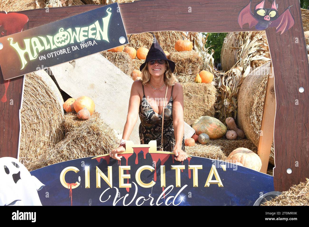 Rome, Lazio. 07th Oct, 2023. Roberta Beta during the Halloween ...