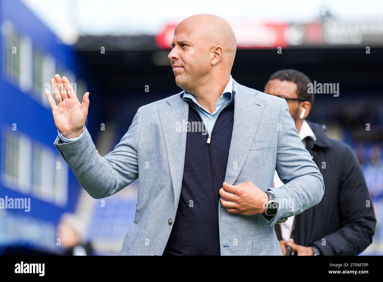 Zwolle, The Netherlands. 08th Oct, 2023. Zwolle - Feyenoord coach Arne ...
