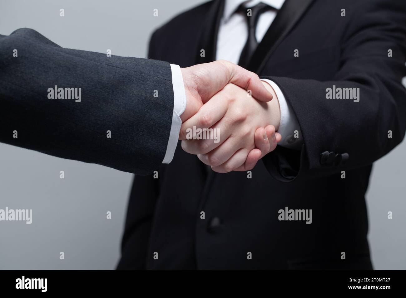 Close up of handshake. Teamwork, agreement, cooperation and business ...