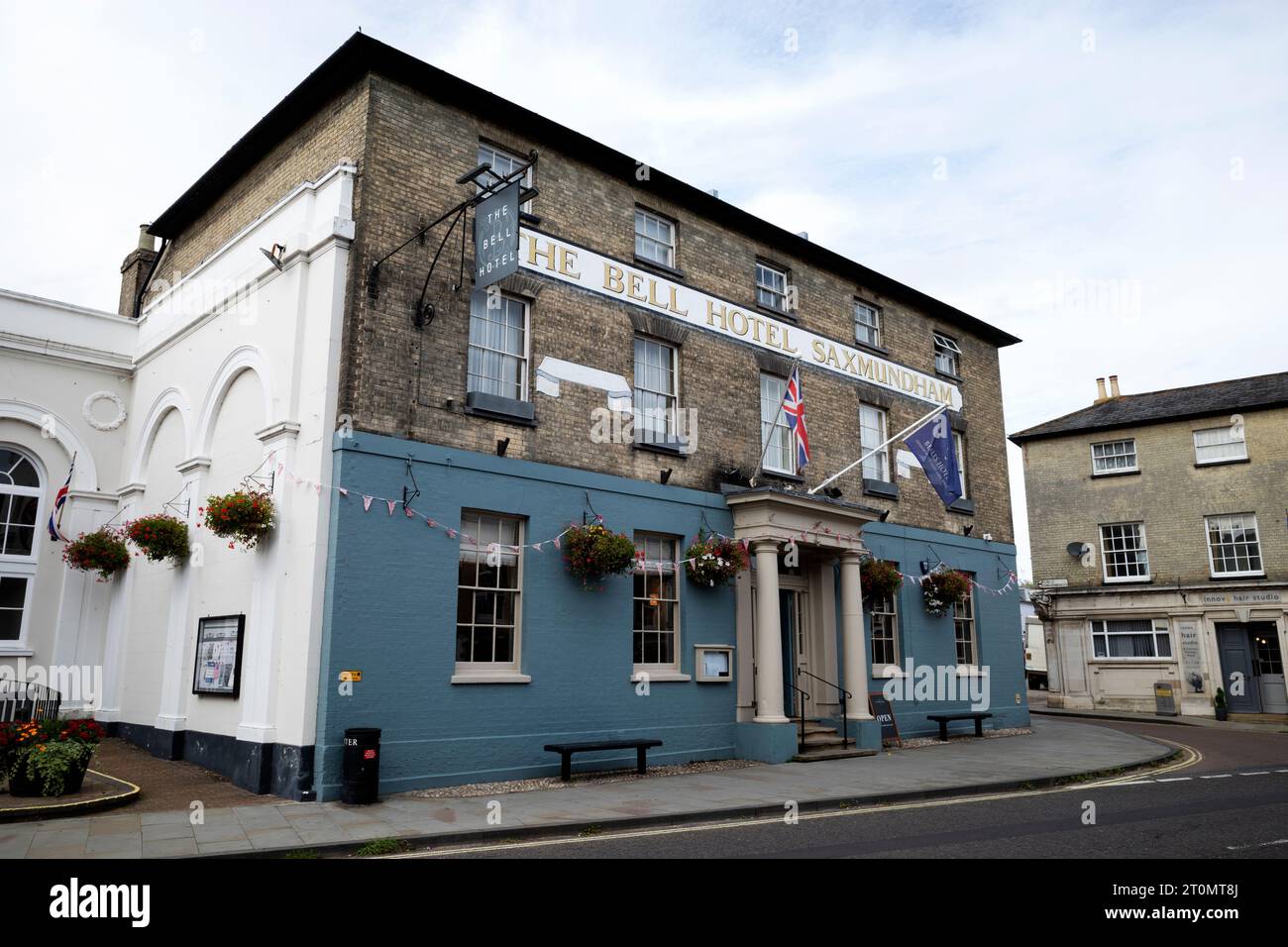 The Bell hotel Saxmundham Suffolk UK Stock Photo - Alamy
