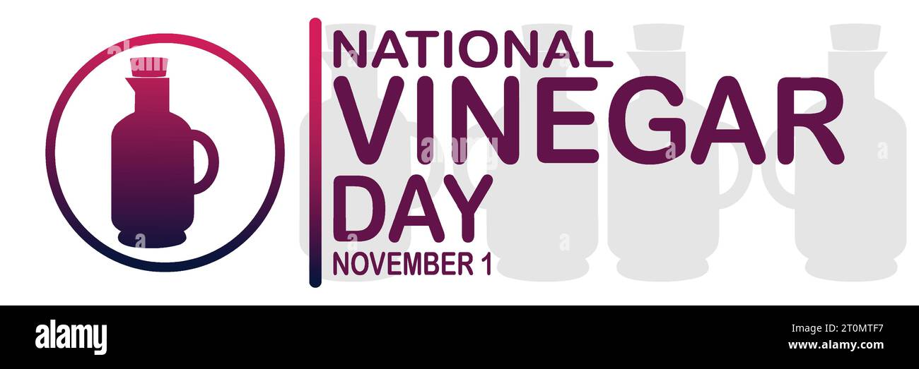 National Vinegar Day. November 1. Holiday concept. Template for ...
