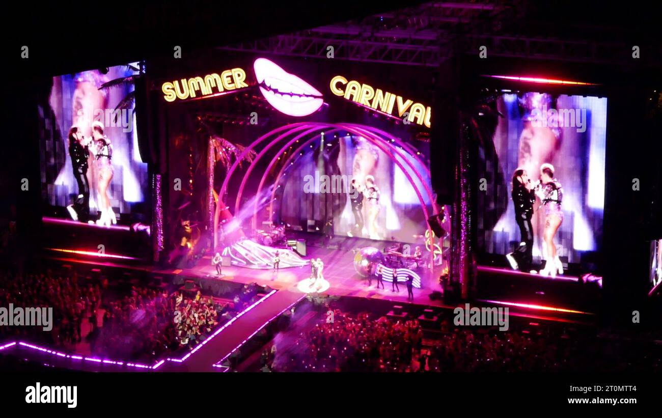 Inglewood, California, USA 5th October 2023 Singer Pink and Singer ...