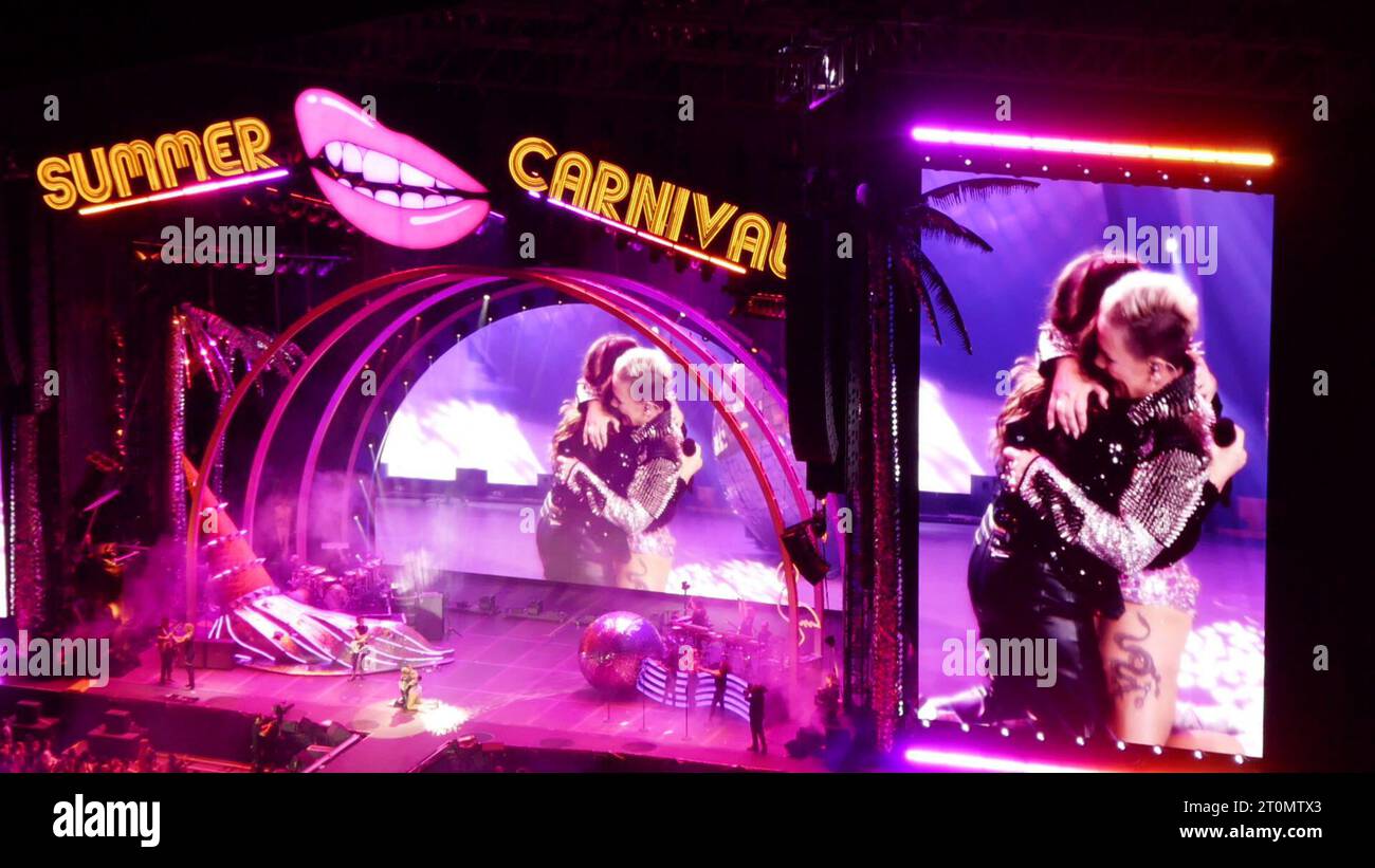 Inglewood, California, USA 5th October 2023 Singer Pink and Singer ...