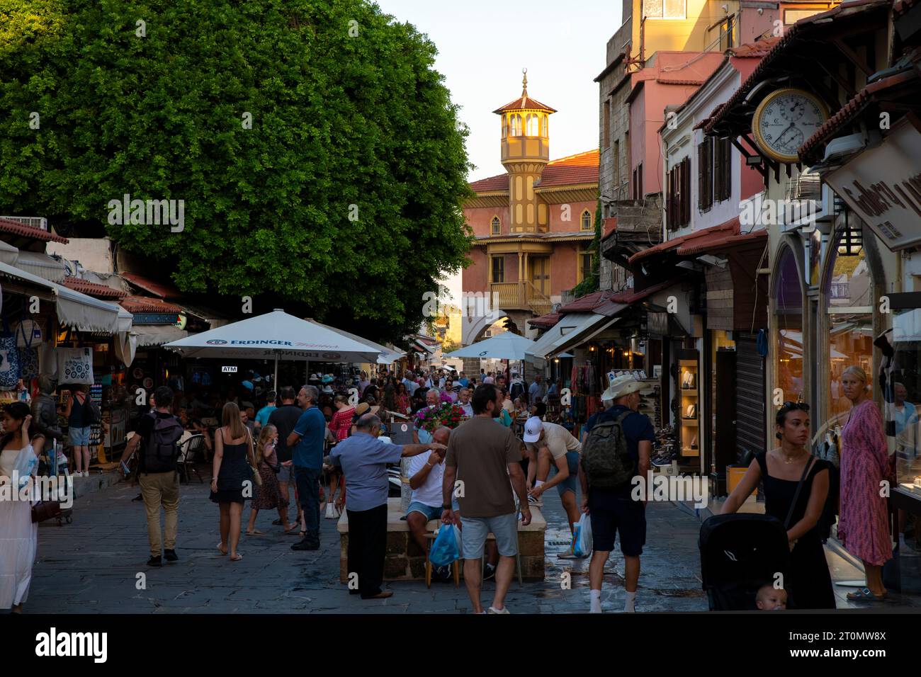 Rhodes Old Town Stock Photo - Alamy
