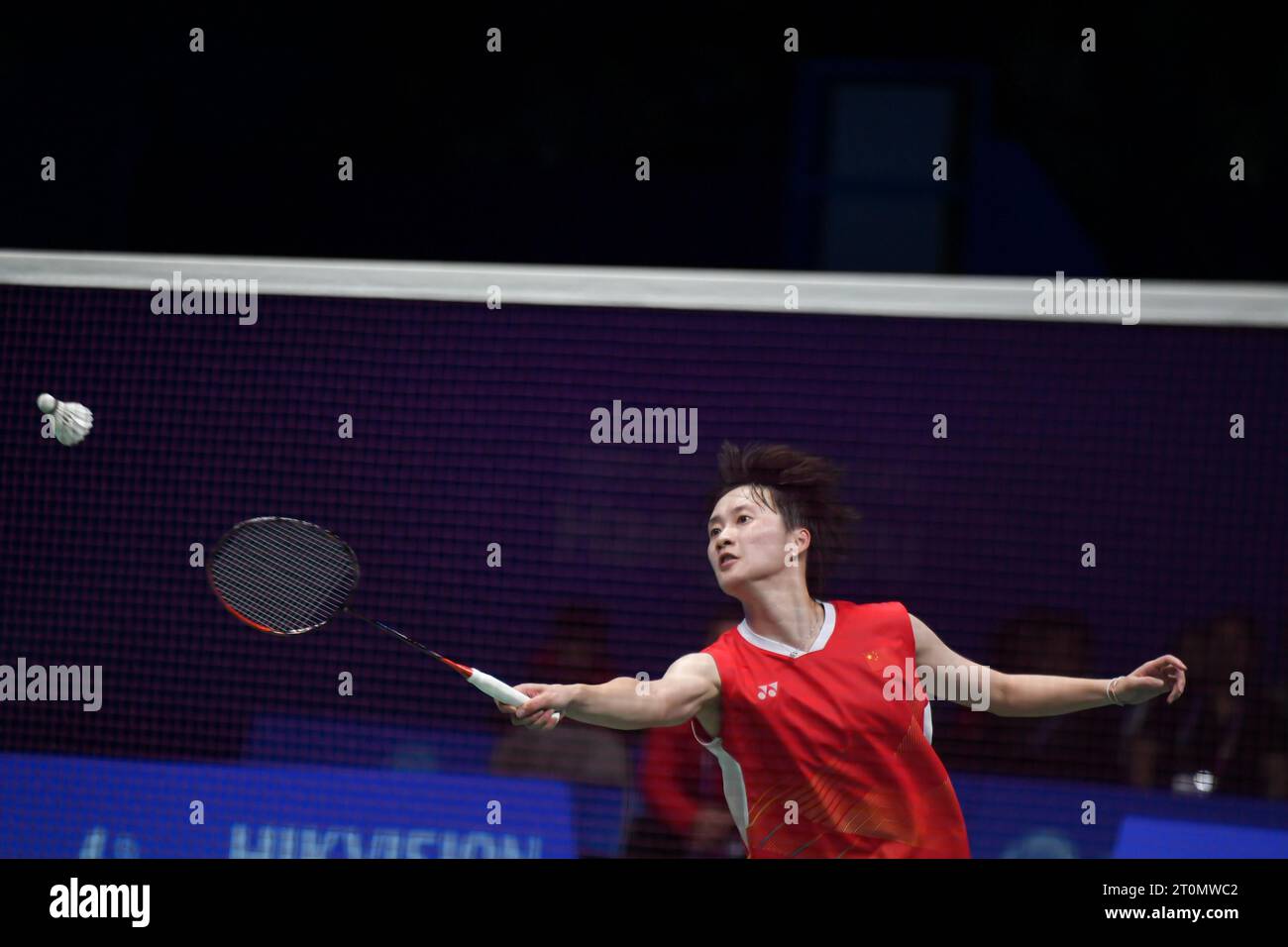 South Korean badminton player An Se-young defeats Chinese badminton player Chen Yufei with 2-1 ...