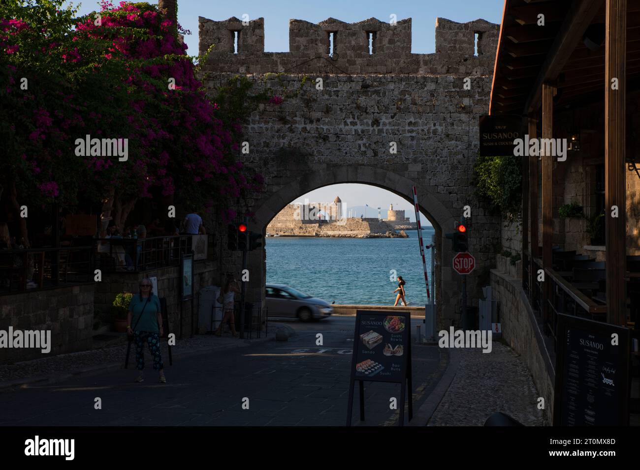 Naillac tower rhodes hi-res stock photography and images - Alamy