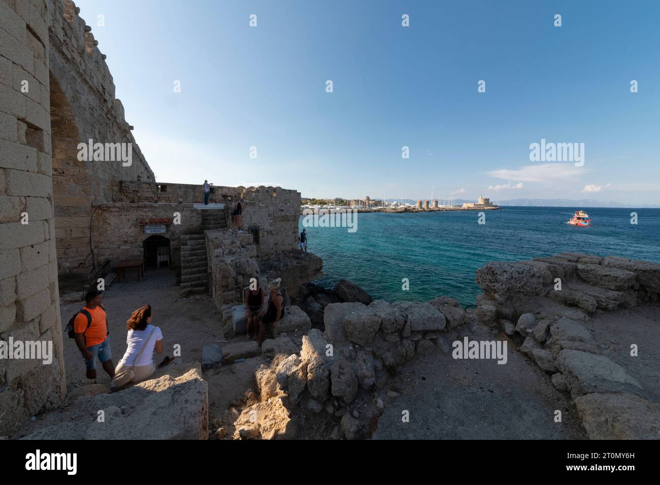 Naillac tower rhodes hi-res stock photography and images - Alamy