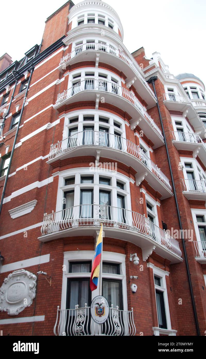 Ecuador london embassy hi-res stock photography and images - Alamy