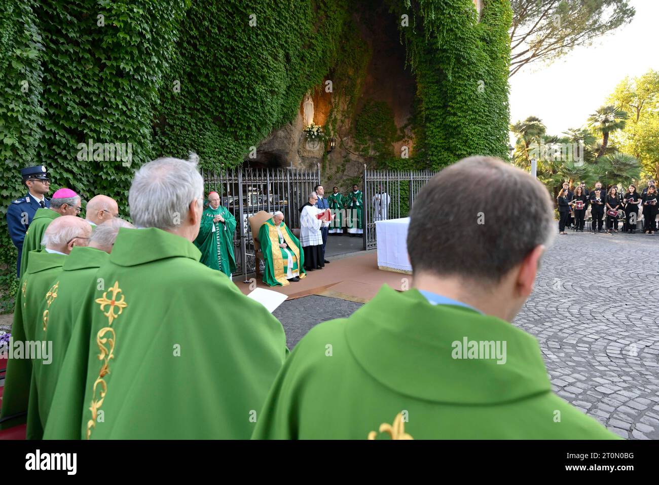 Italy, Rome, Vatican, 2023/10/07.Pope Francis presides at Mass for the ...