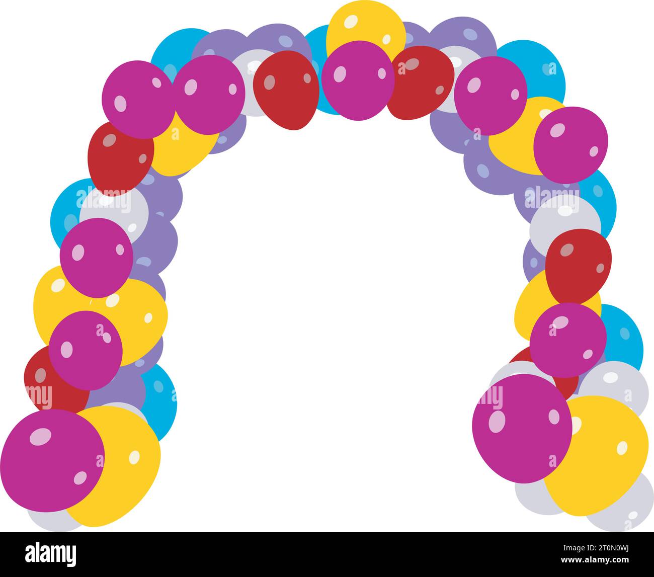 birthday and anniversary colorful balloons decoration frame with ... birthday and anniversary colorful balloons decoration frame with ...